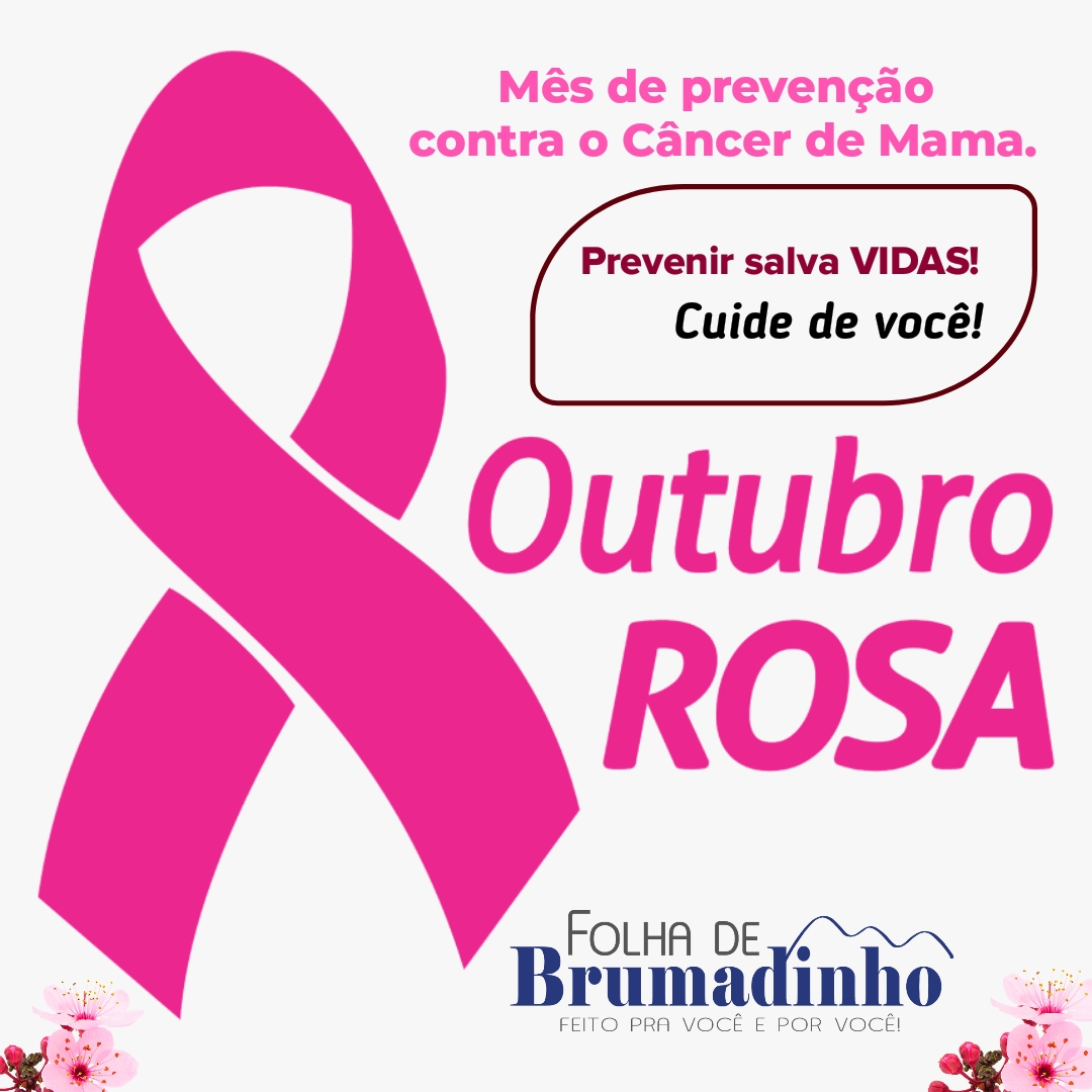 Outubro Rosa Campanha “juntos Somos Mais Fortes” Contra O Câncer De Mama